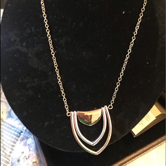 Avon | Jewelry | New Avon Mixed Metals Pendant Necklace Long | Poshmark